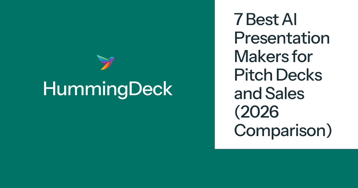 7 Best AI Presentation Makers for Pitch Decks and Sales (2026 Comparison)